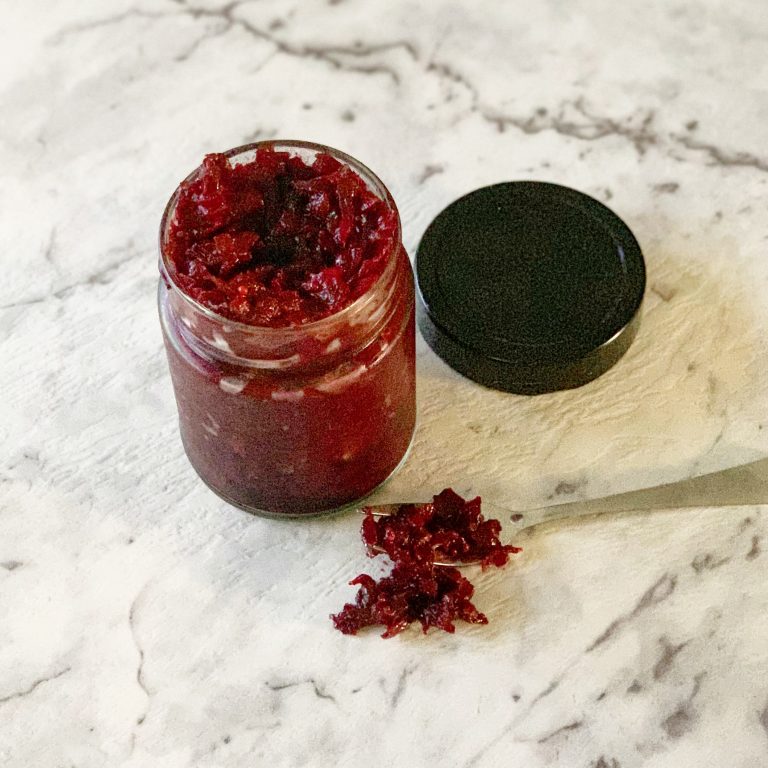 Beetroot Relish - Tangy & Delish [low sugar] - Penny Benjamin