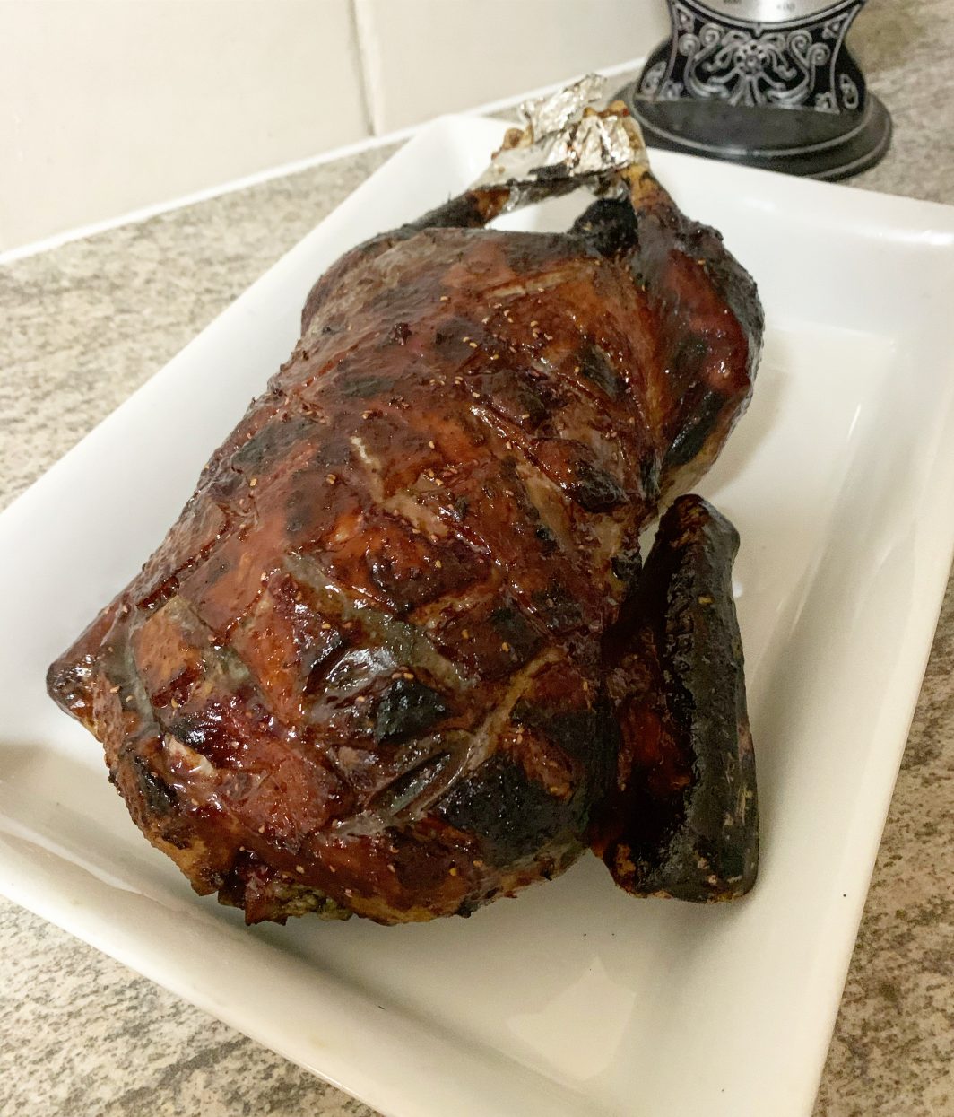 Roast Duck with Pomegranate and Raspberry - Penny Benjamin